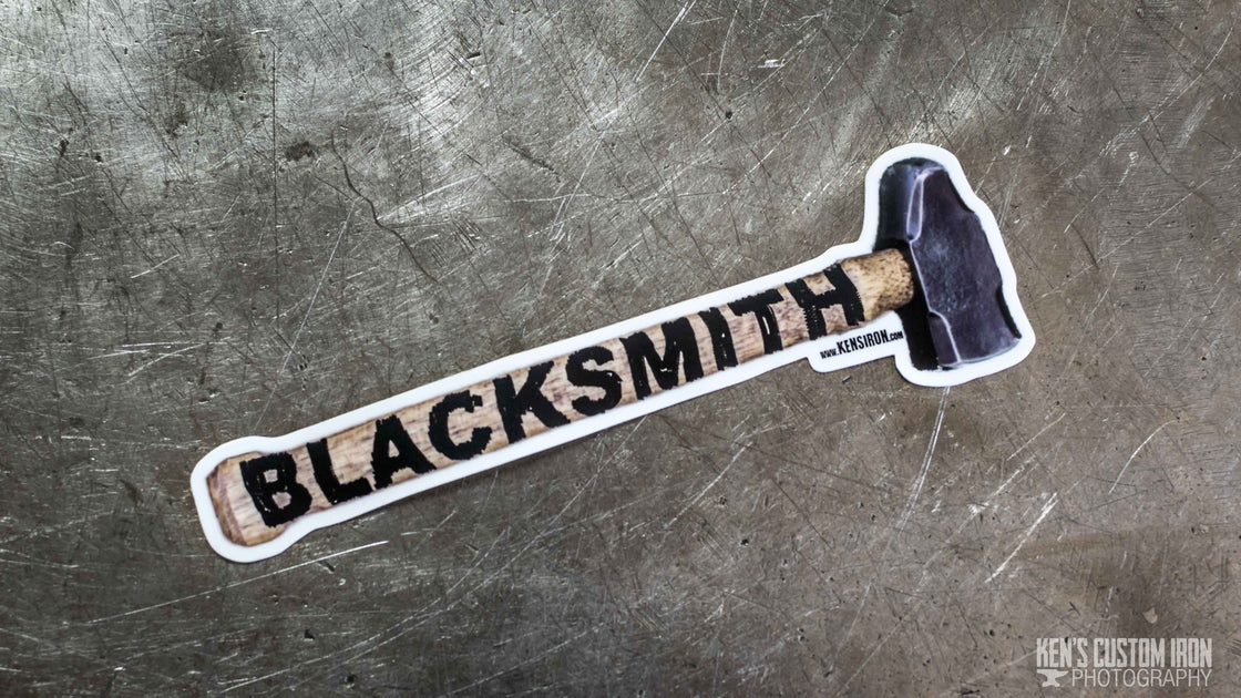 "Blacksmith Hammer" Vinyl Decal - FREE SHIPPING – Ken's Custom Iron Store