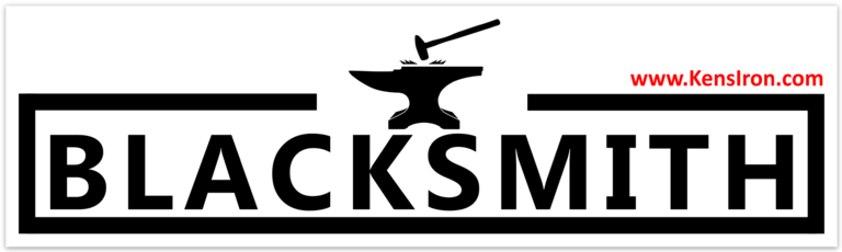 "Blacksmith" Vinyl Bumper Sticker - FREE SHIPPING – Ken's Custom Iron Store